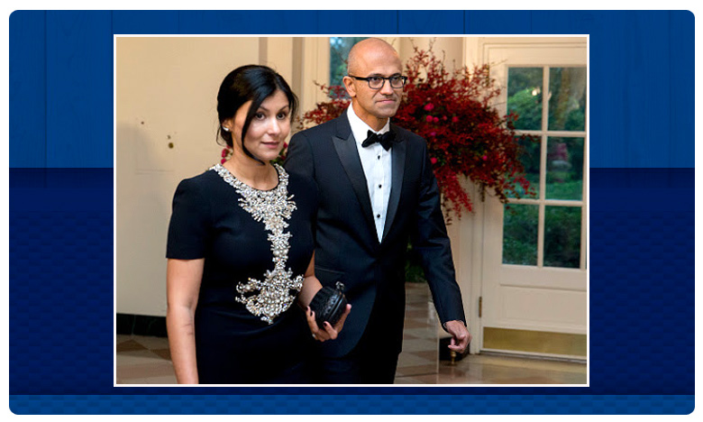 మైక్రోసాఫ్ట్ సీఈఓ సత్య నాదెళ్ల భార్య పెద్ద మనసు - Microsoft ceo satya ...