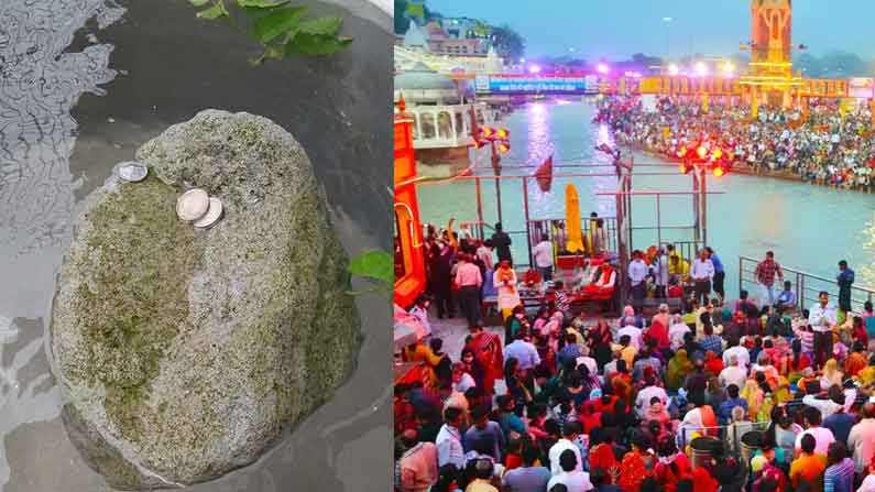 Stone Floating in Water: హరిద్వార్ కుంభమేళాలో అరుదైన దృశ్యం.. నీటిమీద ...