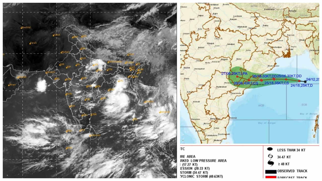 Cyclone Gulab Alert: ఉరుముకొస్తున్న గులాబ్ తుపాను.. ఉత్తర కోస్తాంధ్రలో ...