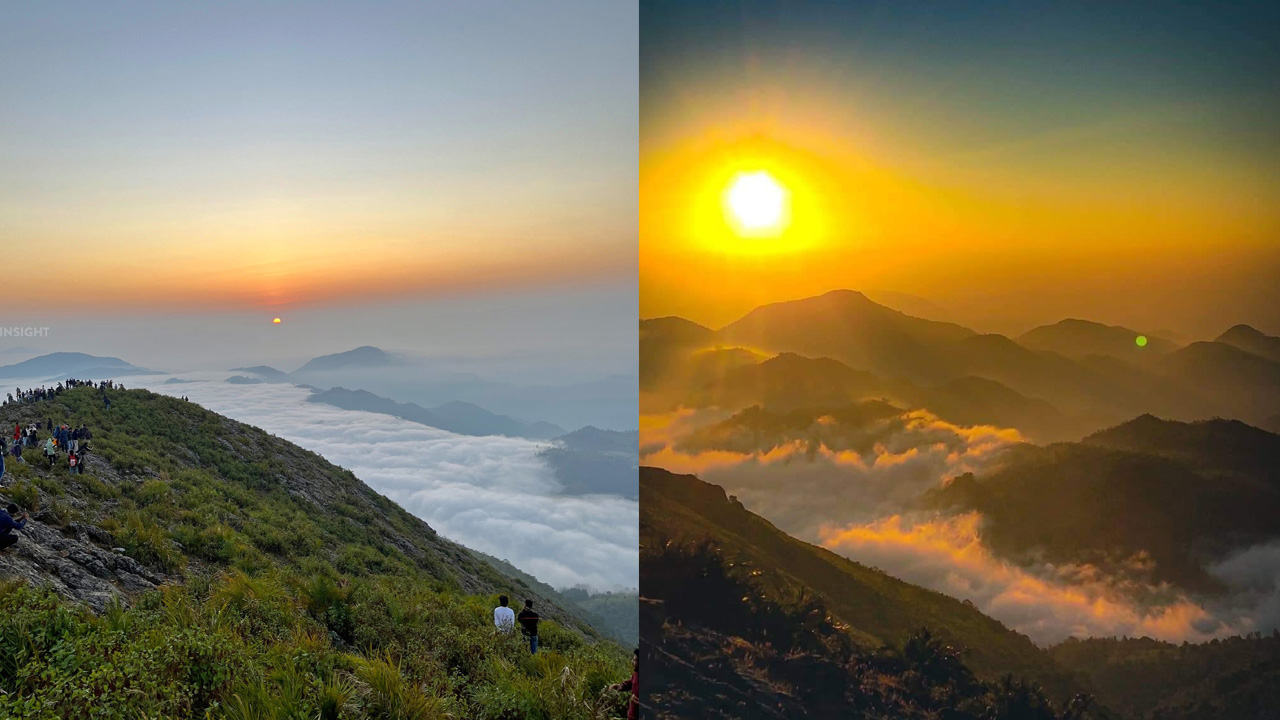 Vanjangi Hill Point: తొలిపొద్దు వేళ కనువిందు చేస్తున్న మేఘాల దుప్పటి ...